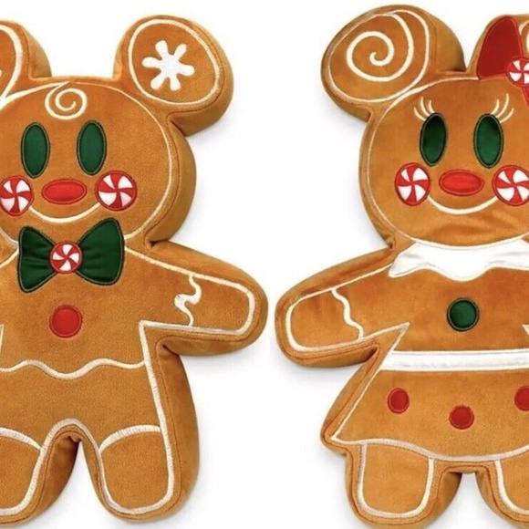Disney | Toys | Gingerbread Scented 2 Plush Mickey And Minnie Set ...